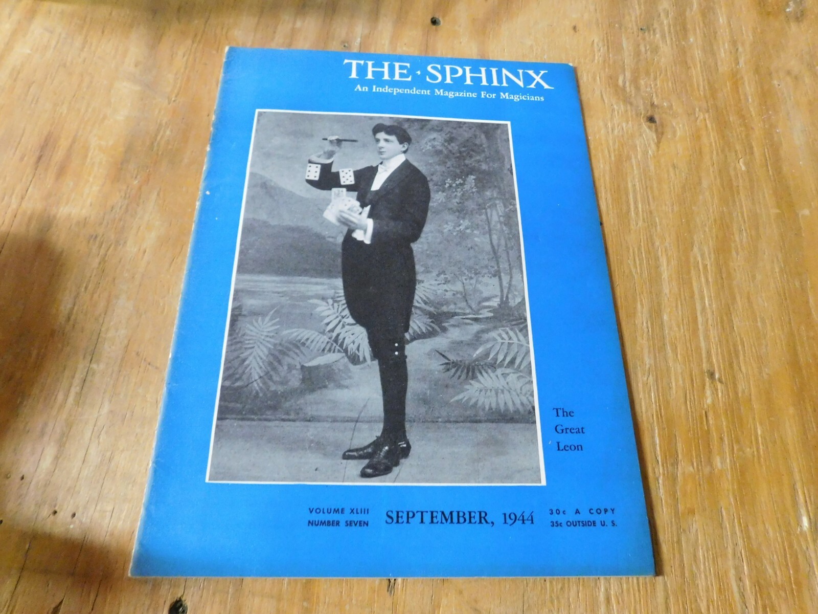 The Sphinx Magic Magicians Magazine September 1944 The Great Leon | eBay