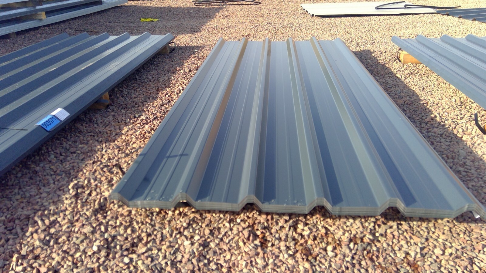 new polyester coated anthracite grey box profile roofing sheets 8ft x 1 ...