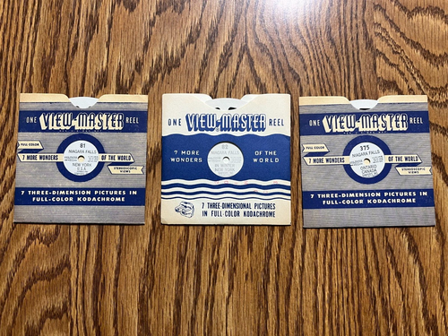 View-Master 3 discs of 7 pictures each of Niagara Falls US & Canada | eBay