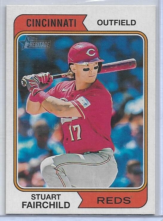 STUART FAIRCHILD (CINCINNATI) - 2023 TOPPS HERITAGE HIGH BASEBALL "SP ...