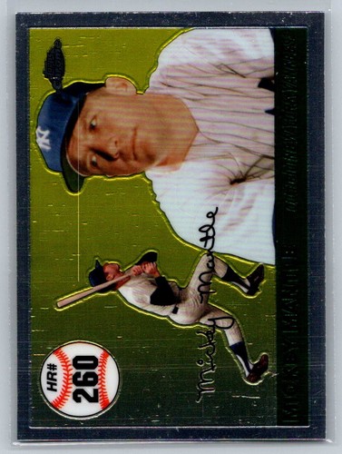 2007 Topps Chrome #MHR260 Mickey Mantle Mantle Home Run History Holo | eBay