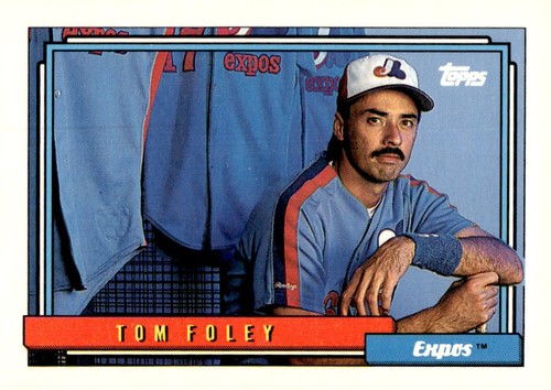 1992 Topps #666 Tom Foley - Montreal Expos | eBay