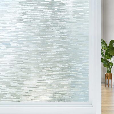 Privacy Window Film Frosted Matte Static Cling Glass Sticker Window ...