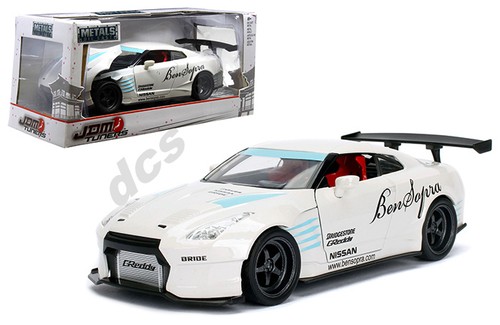 JADA JDM TUNER IMPORT NISSAN GT-R R35 BEN SOPRA GREDDY RACING WHITE 1/ ...