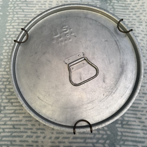 WWII Field Mess Cooking Pot Large U.S. S.M. Co 1944 *AMAZING CONDITION ...