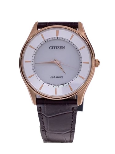CITIZEN Quartz Watch Analog Leather SLV BRW E031 S103738 | eBay