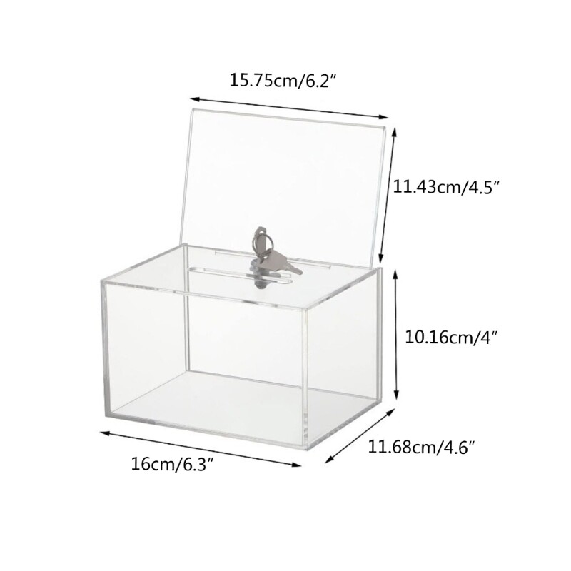 Acrylic Collection Box Lottery Box for Business Exhibitions and Product ...