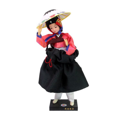 Korean Traditional Handicraft Hanbok Dolls Uhwudong 11" Collectible ...
