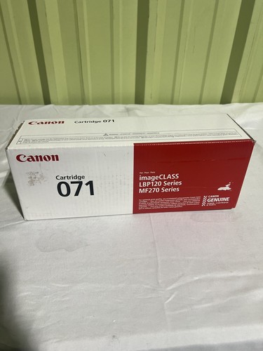 Genuine Canon 071 Black Toner Cartridge imageClass LBP120 - Sealed | eBay