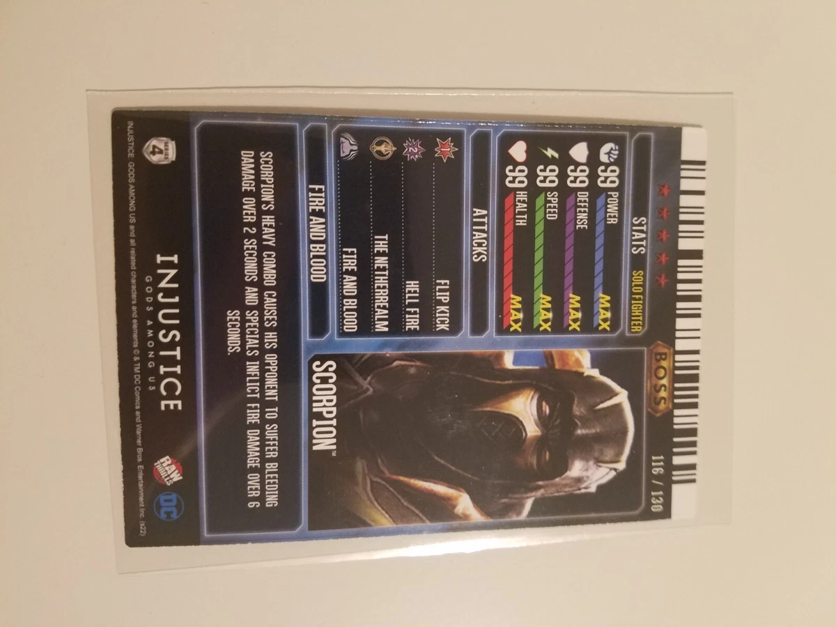 Scorpion Injustice Card