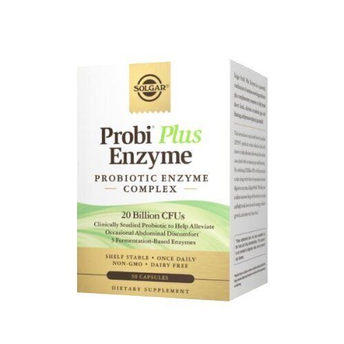 Probi Plus Enzyme 20 Billion CFUs 30 Caps By Solgar | eBay
