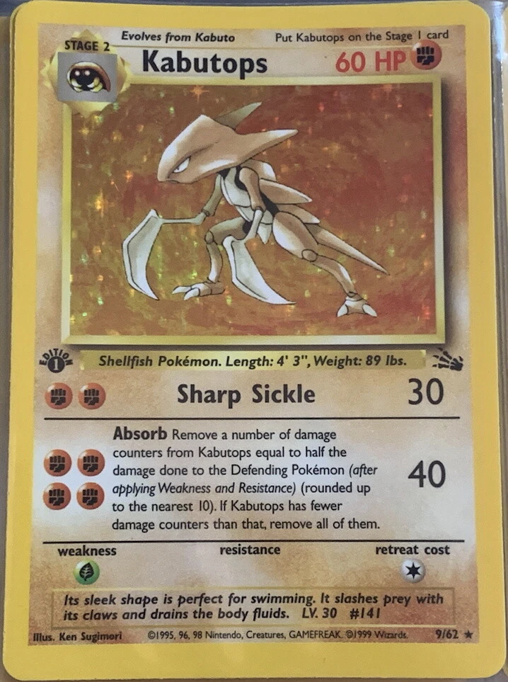 Kabutops Card