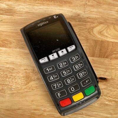 Ingenico IPP350-31T3154A Black Digital Display POS Credit Card Reader ...