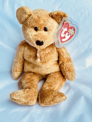 Collectible Ty Beanie Baby Cashew The Teddy Bear 2000 Retired Plush Toy ...