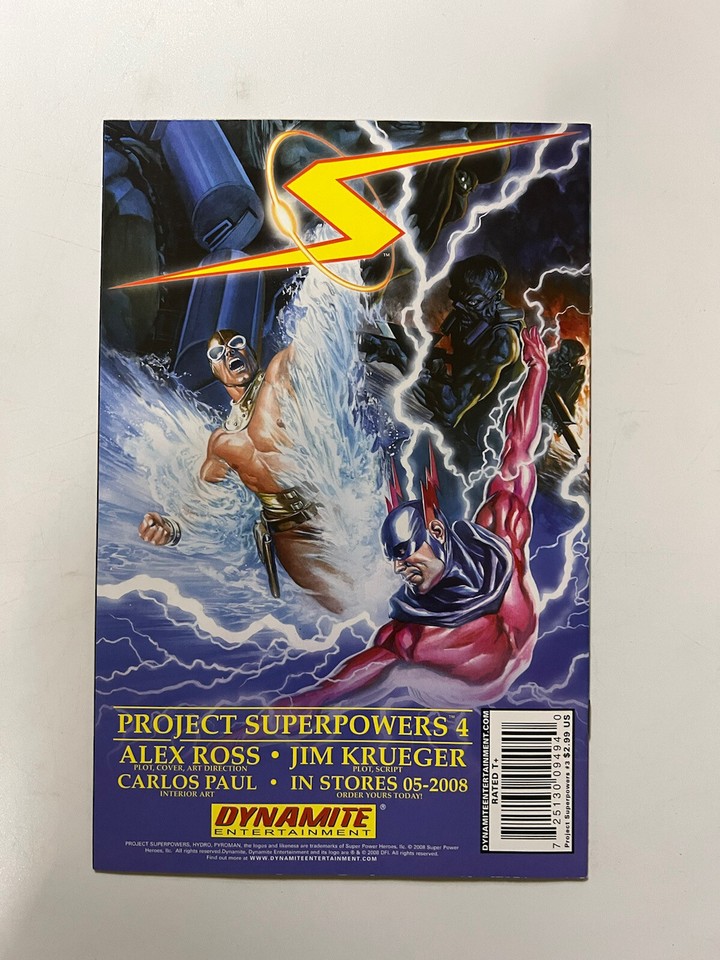 PROJECT SUPERPOWERS #3 (Masquerade, The Mighty Samson) - DYNAMITE ...