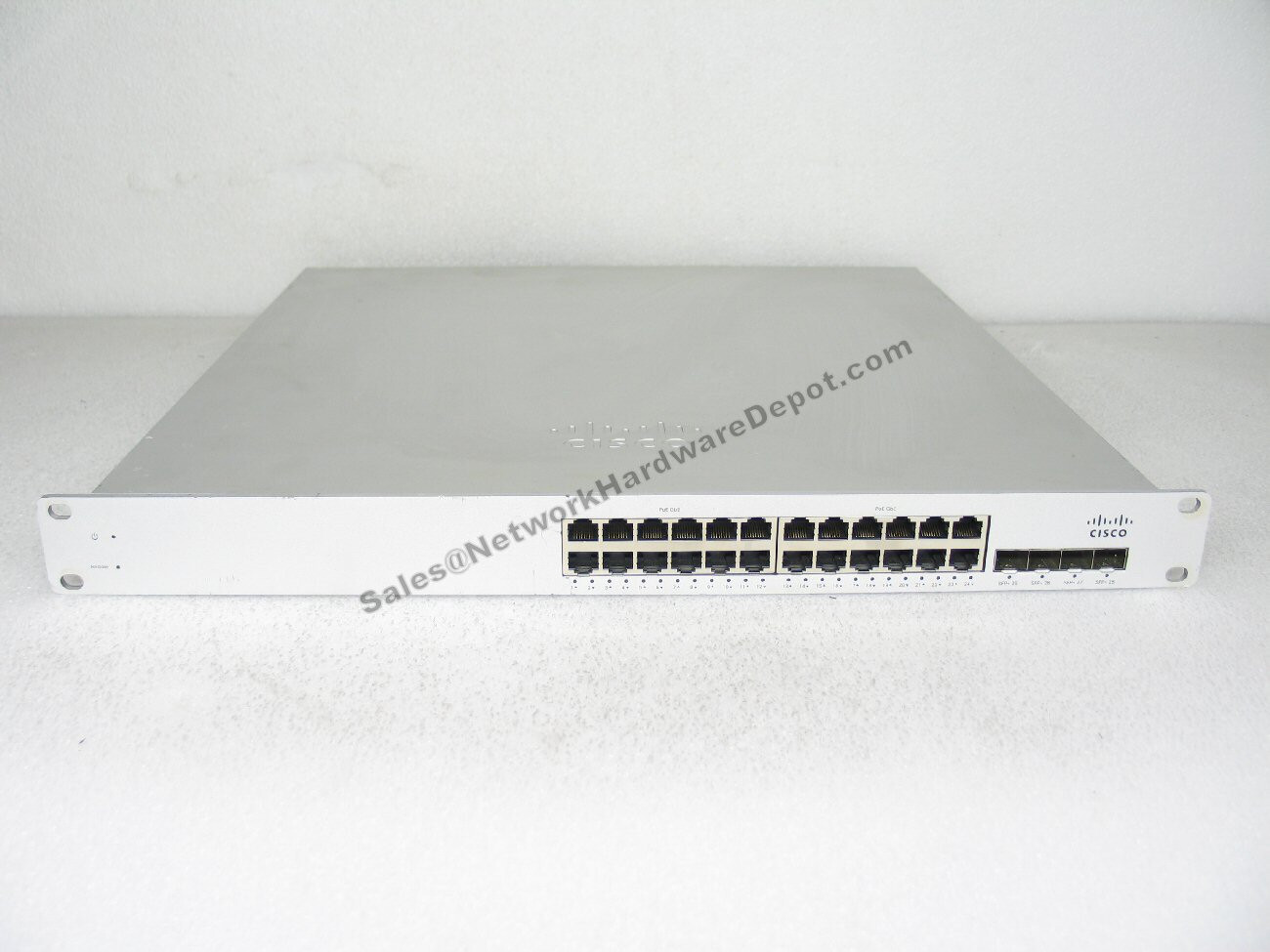 Meraki Cisco MS320-24P-HW 24-Port Gigabit PoE+ Switch w/ AC Tested ...