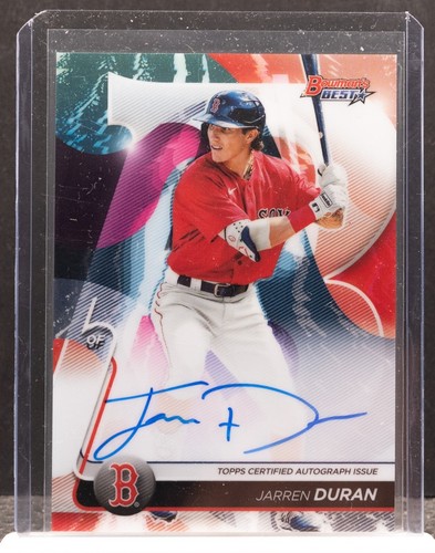Jarren Duran 2020 Bowman's Best RC Rookie Auto Autograph | eBay