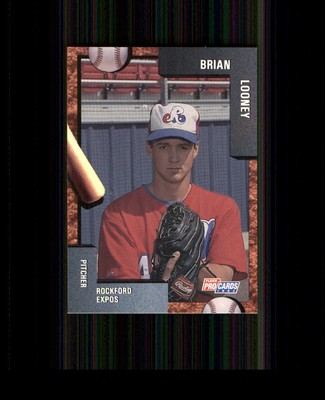 Brian Looney 1992 Fleer ProCards #2111 *AutographDen* FREE SHIP ...