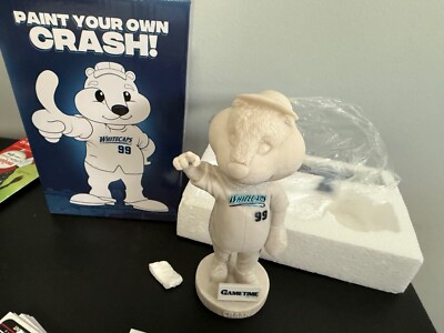 CRASH Paint Your Own Bobblehead West Michigan Whitecaps NEW IN BOX 6/1 ...