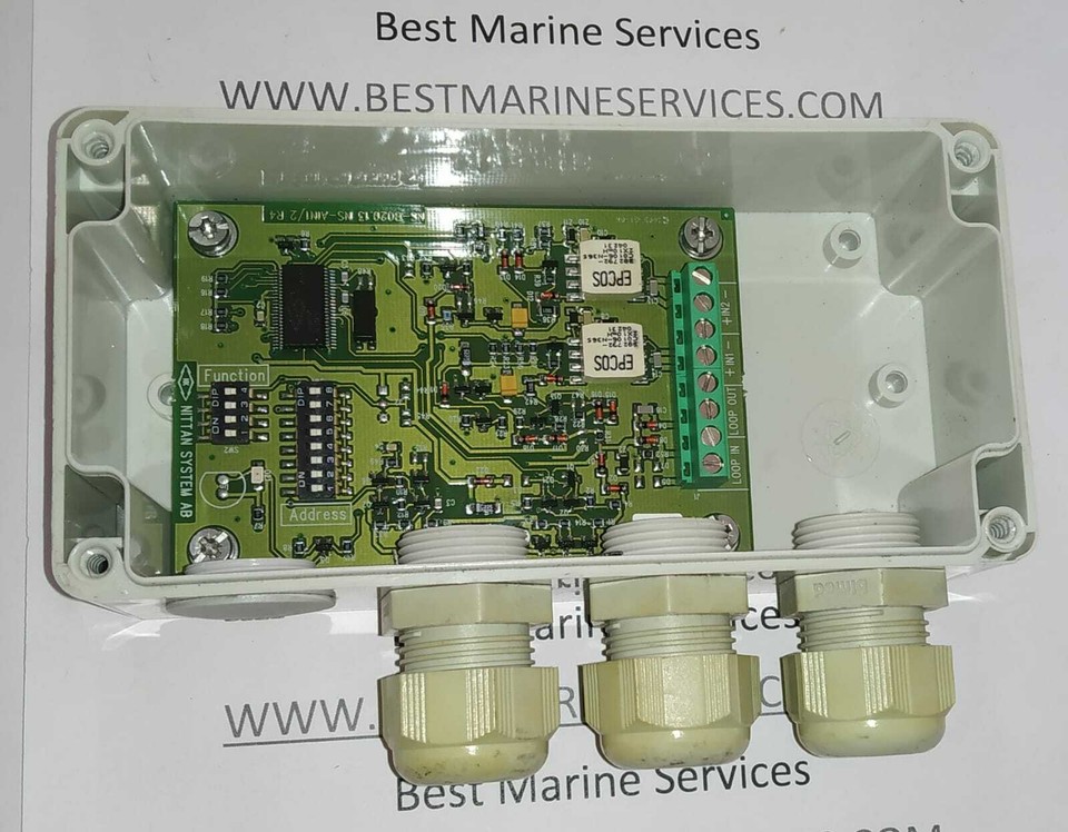 CONSILIUM SALWICO NS-AIN1 CONVENTIONAL DETECTOR ADDRESS UNIT / ID:3 ...