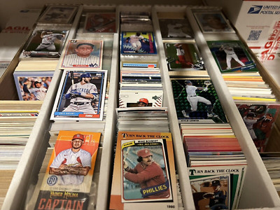 HUGE LOT OF BASEBALL CARDS DADS COLLECTION LIQUIDATION FIRE SALE! STARS ...