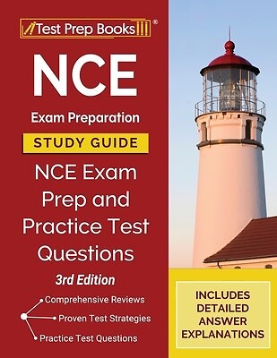 NCE Exam Preparation Study Guide NCE Exam Prep Practice Test by Tpb ...