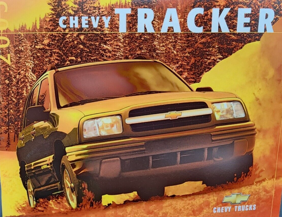 2003 Chevrolet Tracker Sales Salesman Showroom Brochure 20pgs | eBay
