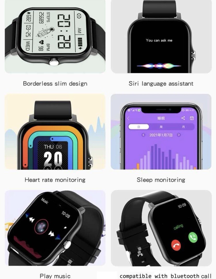 Water Resistant Smart Watch+ Extra Watch Band | eBay