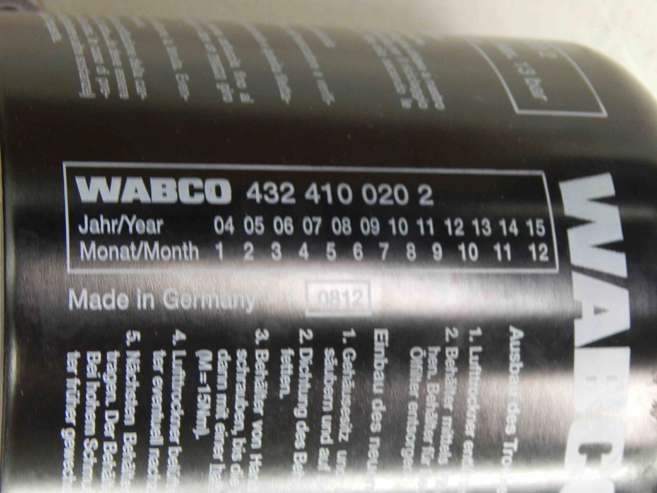 Wabco Valve Relay Filter Assy 013465 432-410-020-2 4324102020 2530-99 ...