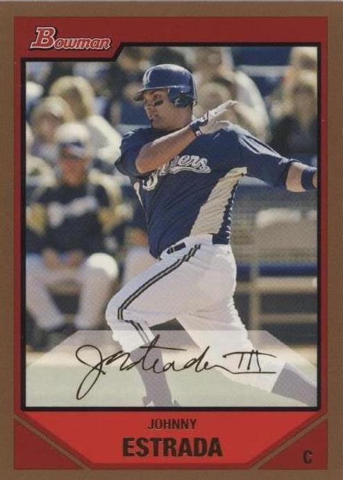 2007 Bowman - Johnny Estrada #63 Gold for sale online | eBay