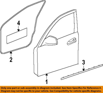MERCEDES OEM 98-23 C250 Front Door Door Components-Insulation ...