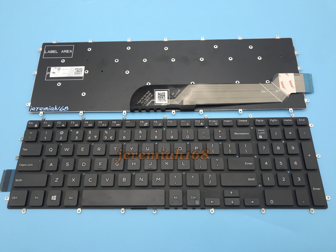 NEW For Inspiron 3580 3581 3582 3583 3584 English Keyboard No Backlit ...