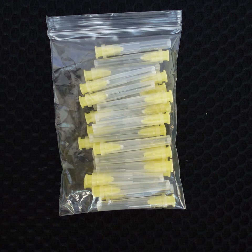 25Pcs Dental Endo Irrigation Needle Tips End-Closed Side Hole Syringes ...