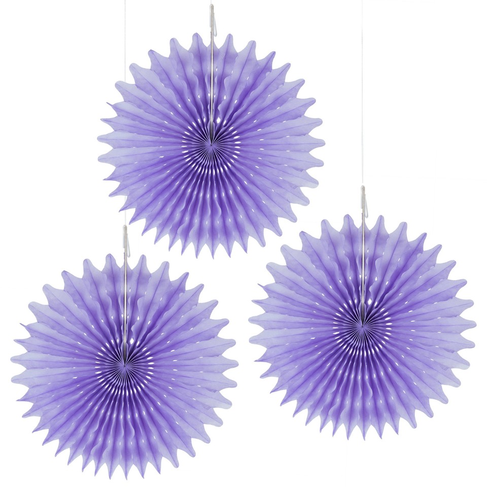 Paper Tissue Rosettes Fan Medallions (3 Pack of 8", 12" or 16") Wedding ...