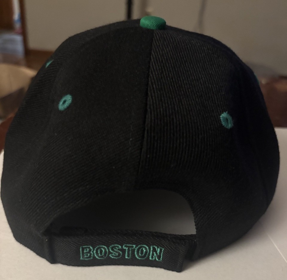 Vtg Bay State Boston Celtics NBA Basketball Team Logo M Adjustable Hat ...