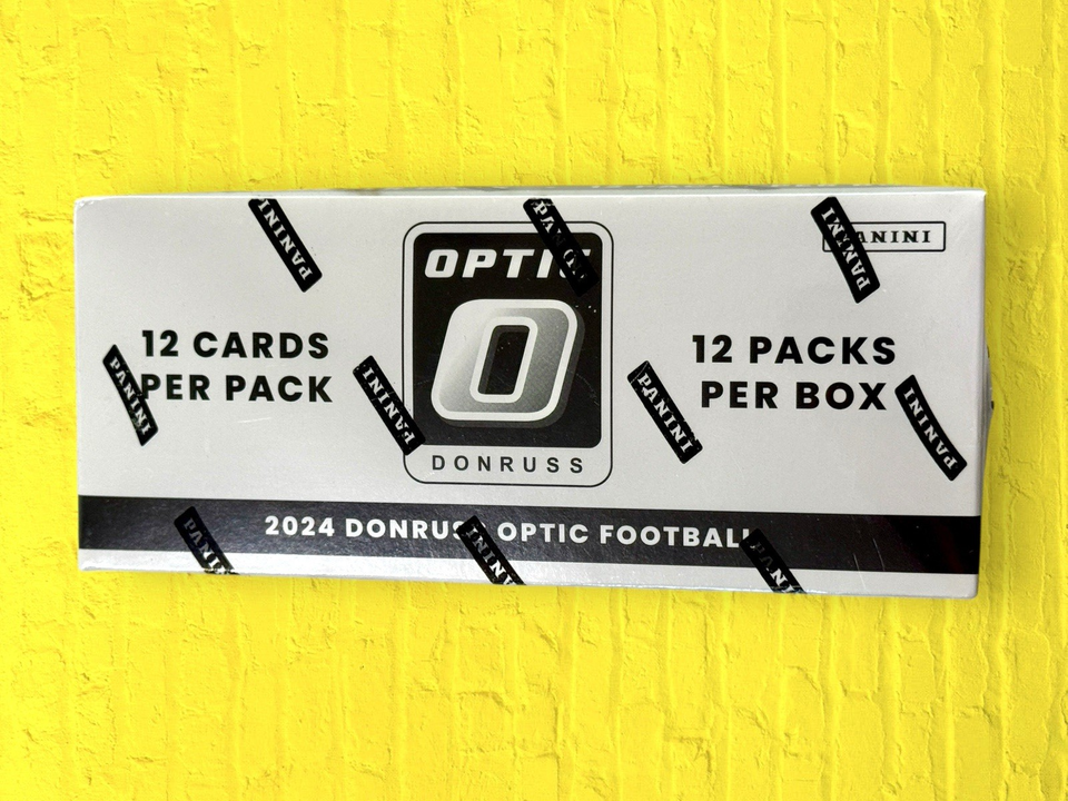 2024 Panini Donruss Optic NFL Sealed Fat Pack Value Box, Drake, Bo ...