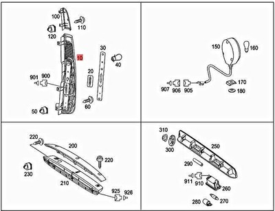 Genuine MERCEDES W639 VITO / MIXTO Box W639 Bus Tail lamp 6398201764 | eBay