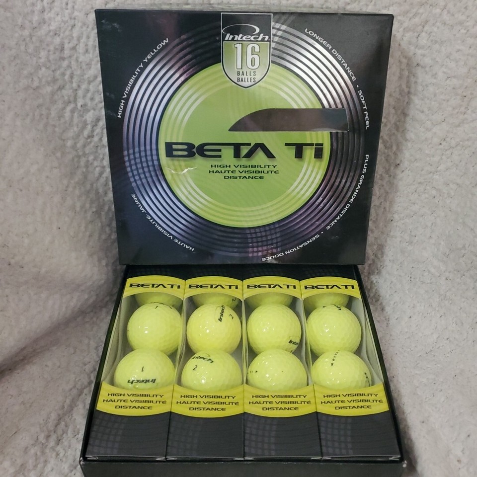 Intech Beta Ti High Visibility Distance Golf Balls | eBay