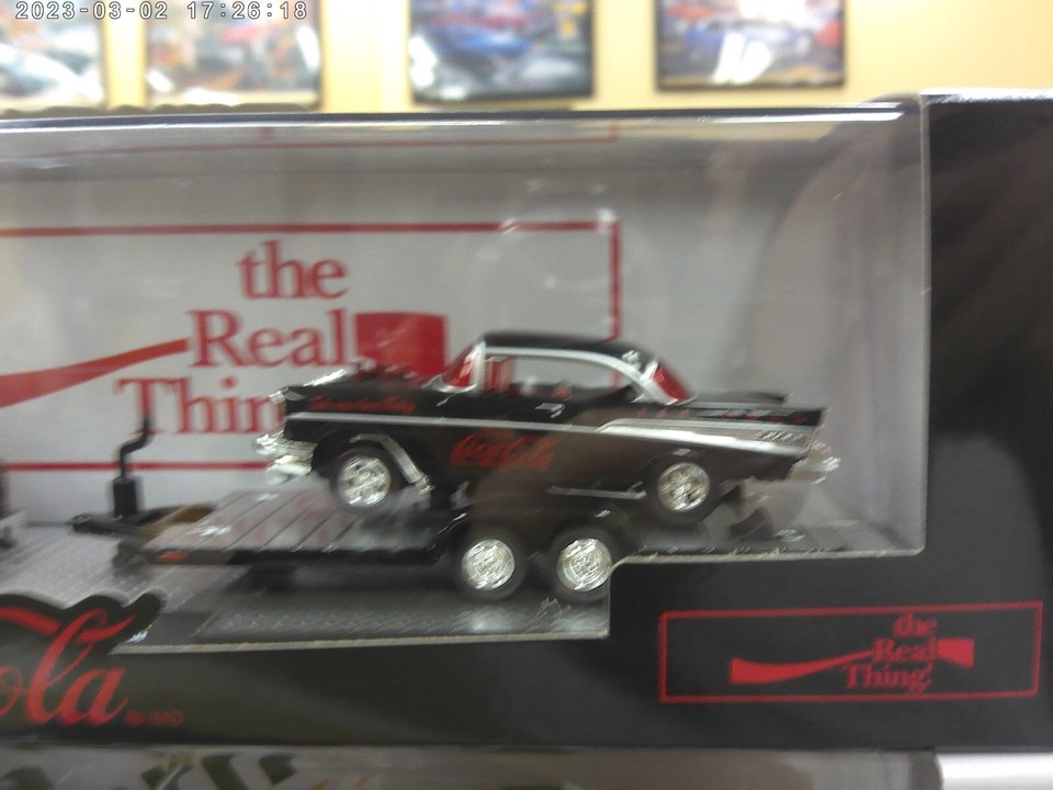 M2 Machines Auto Haulers Coca Cola-Sprite-Fanta 3 Pc. Set W/57 Bel Air ...