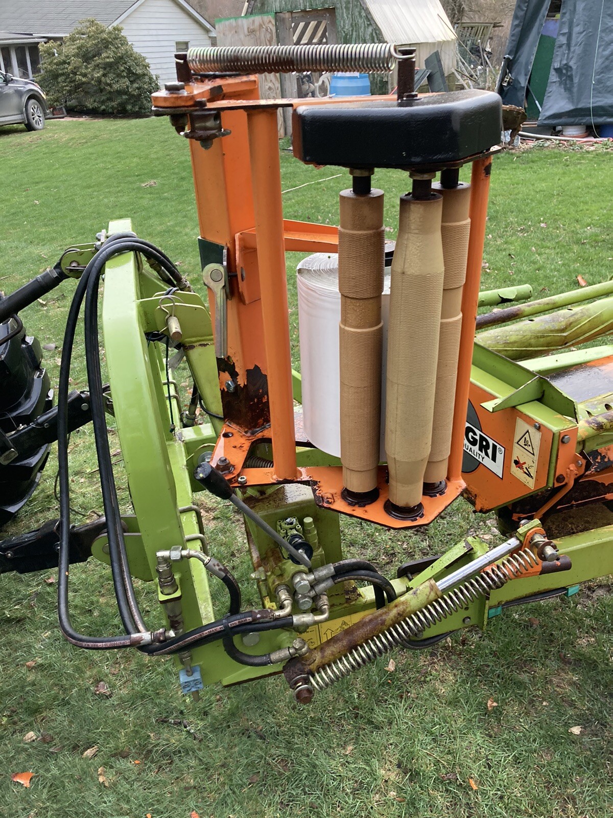 Wolagri Mini Round Baler R500 and Wrapper | eBay