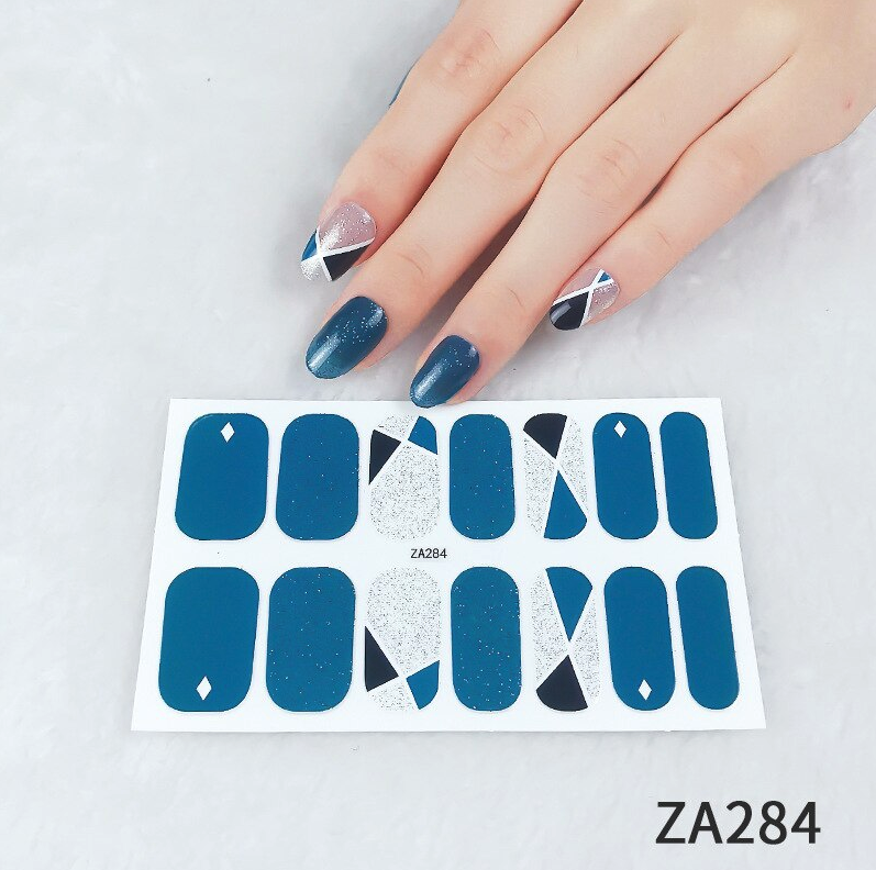 Full Size Nail Wraps Stickers Polish Manicure Art Self Stick Decor 3D ...