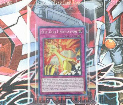Yugioh Trap Card Sun God Unification LED7-EN007 1st Edition Super Rare ...