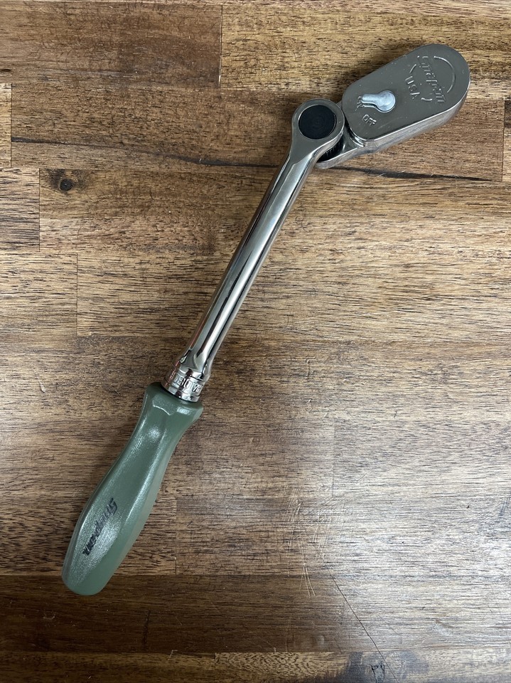 *NEW* Snap On Tools FHD80MP 3/8" Indexing Head COMBAT GREEN Hard Handle ...