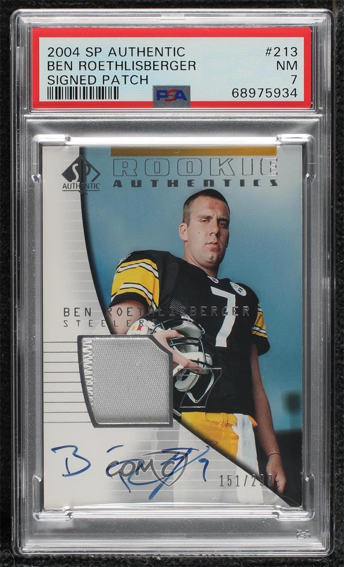 Ben Roethlisberger | Autographed Football Memorabilia & NFL Merchandise