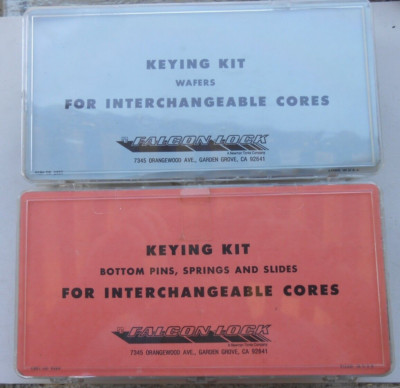 (2) Falcon Lock Keying Kit Wafers Pinning For Interchangeable Cores ...