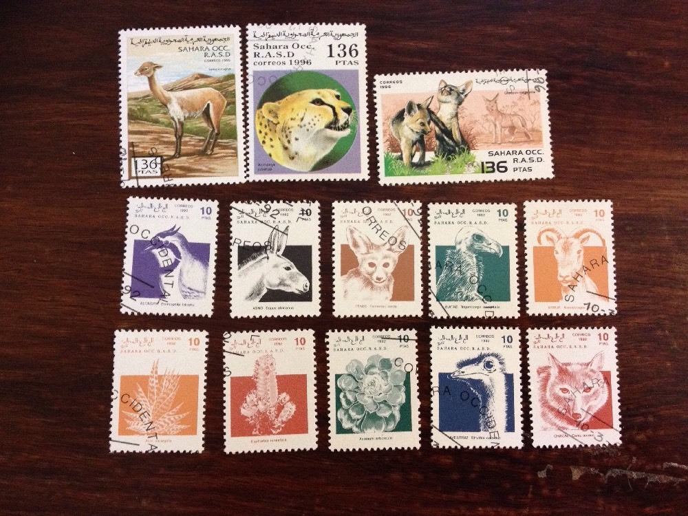 Assorted Stamps from Sahara OCC RASD R.A.S.D. | eBay