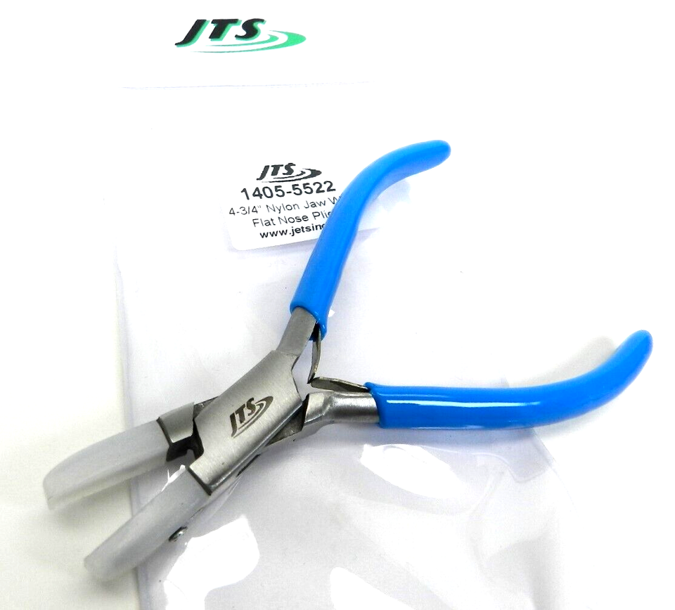 Pliers Flat Nylon Jaws Nose Jewelry Bead Wire Work Tool Straighten Wire ...