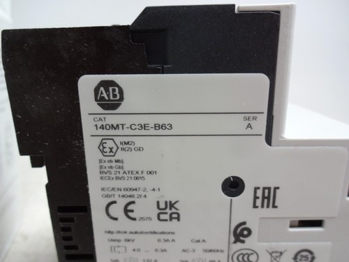 New AB 140MT-C3E-B63 4.0-6.3A 3-Pole Motor Protection Breaker | eBay