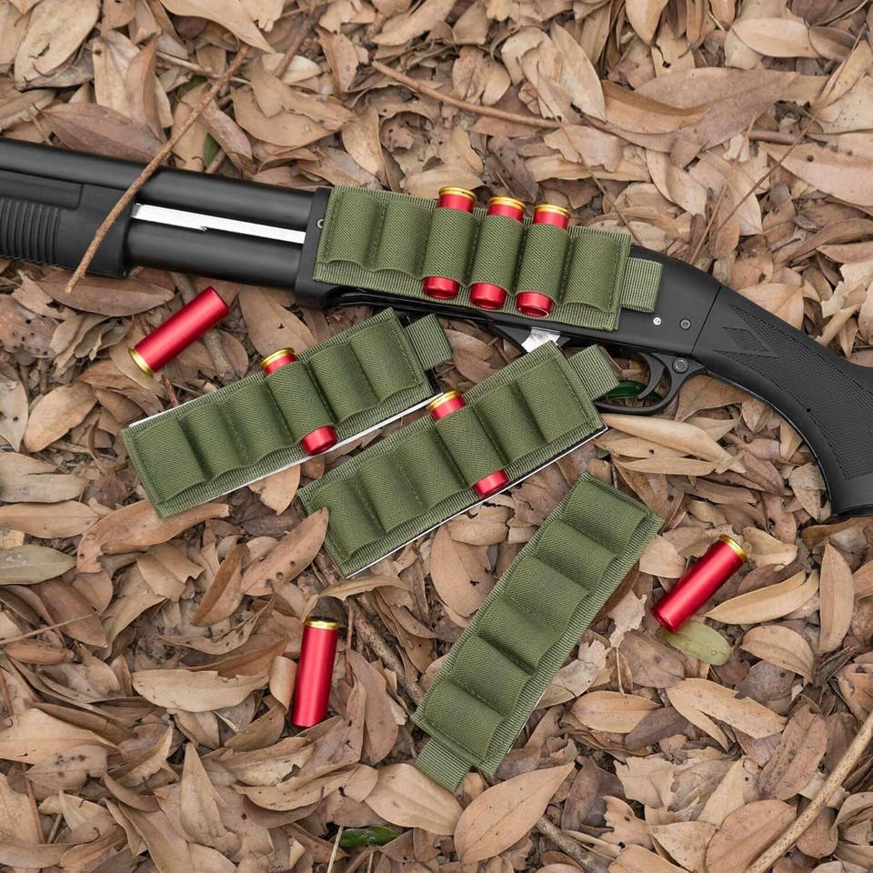 4 Packs 6 Rounds Shotgun Side Saddle Carrier 12/20 Gauge Shotgun Shell ...