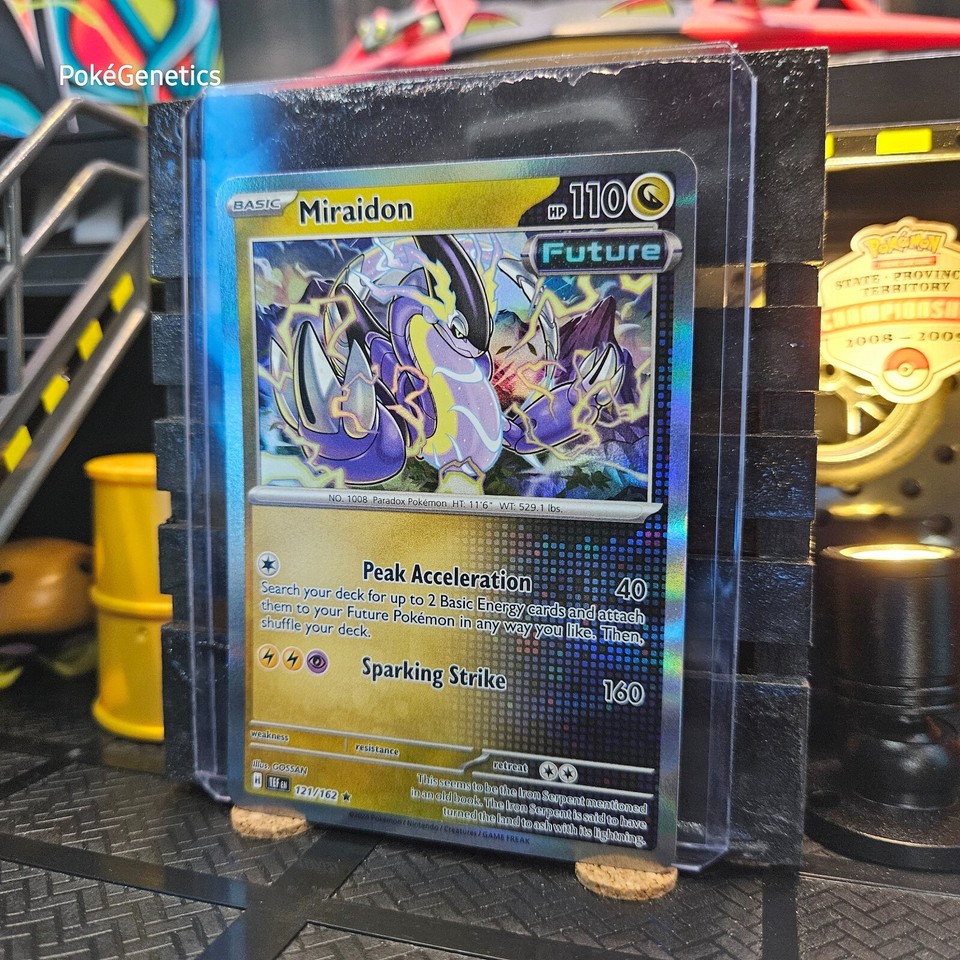 Miraidon Temporal Forces Holo Rare Pokémon TCG 121/162 Scarlet & Violet ...